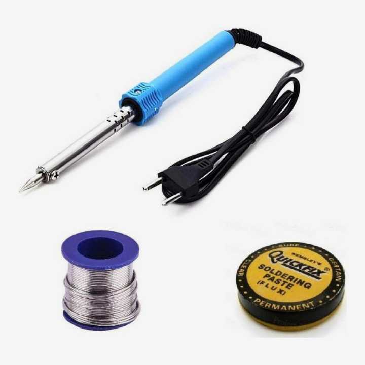 Soldering Iron Rod 60W (Iron, Wire, and Flux) | Daraz.com.np
