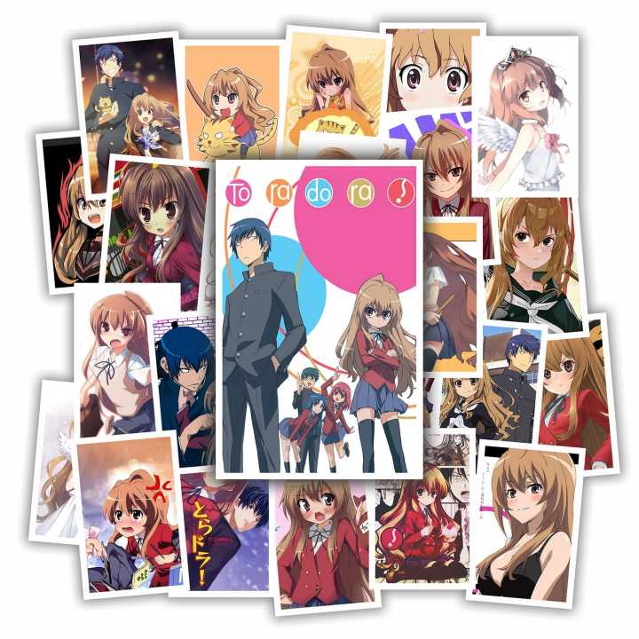 KYVOR Toradora Anime Collectible Sticker Pack of 25pcs (10cm x 15cm ...