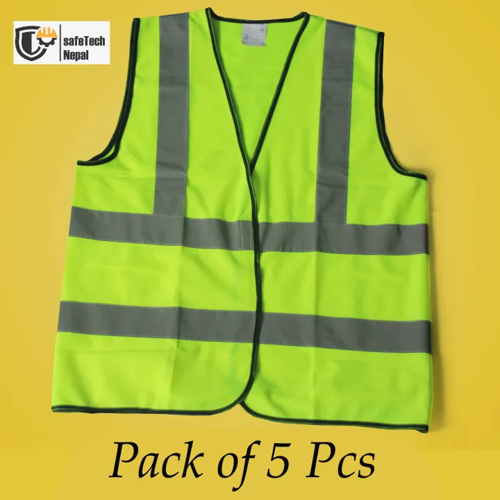 Reflective Safety vest (executive quality) - Pack of 5 PCS | Daraz.com.np