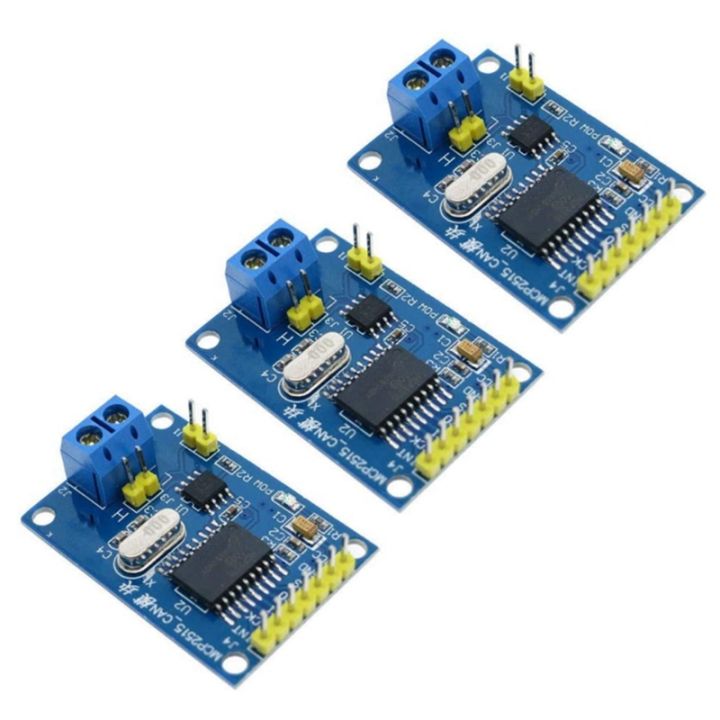 3pcs Mcp2515 Can Bus Module Tja1050 Receiver Spi Module For Arduino 51 Mcu Arm Controller 