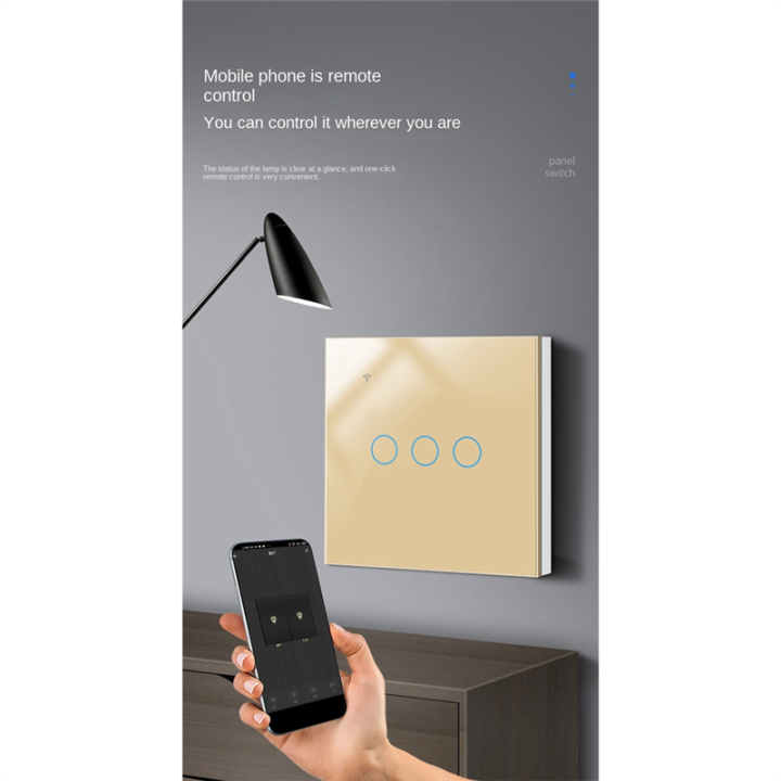 Tuya Zigbee Smart Switch Touch Light Switch Intelligent Control Switch ...