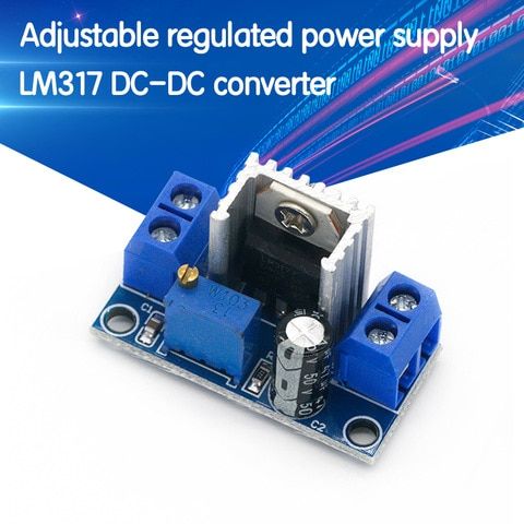 LM317 Adjustable Voltage Linear Regulator Power Supply LM317 DC-DC 4.2 ...