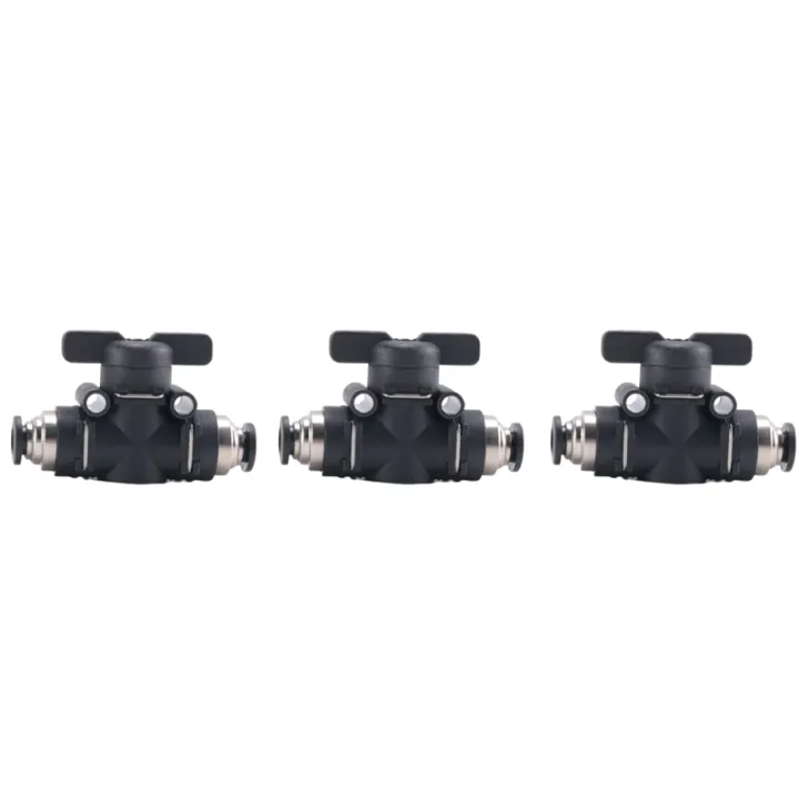 6mm Push Connect Valve Ball Valve 6mm Air Flow Control Valve Quick ...