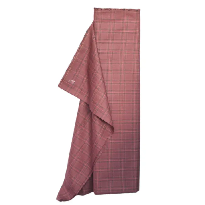 Maroon Box Design Unstitched Fabric For Suit, 3 Meter | Daraz.com.np