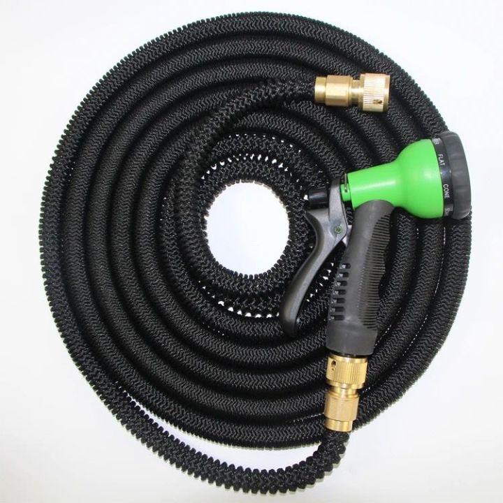 100ft Expandable Flexible Garden Hose Inflatable Water Pump Garden ...