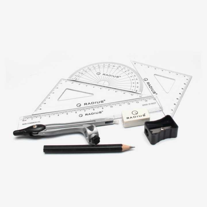 Grey Color Radius Eco Gee Box Mathematical Instrument | Radius ...