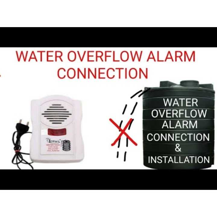 Water Tank Overflow Alarm Siren with Voice Sound, Wired Sensor Security ...