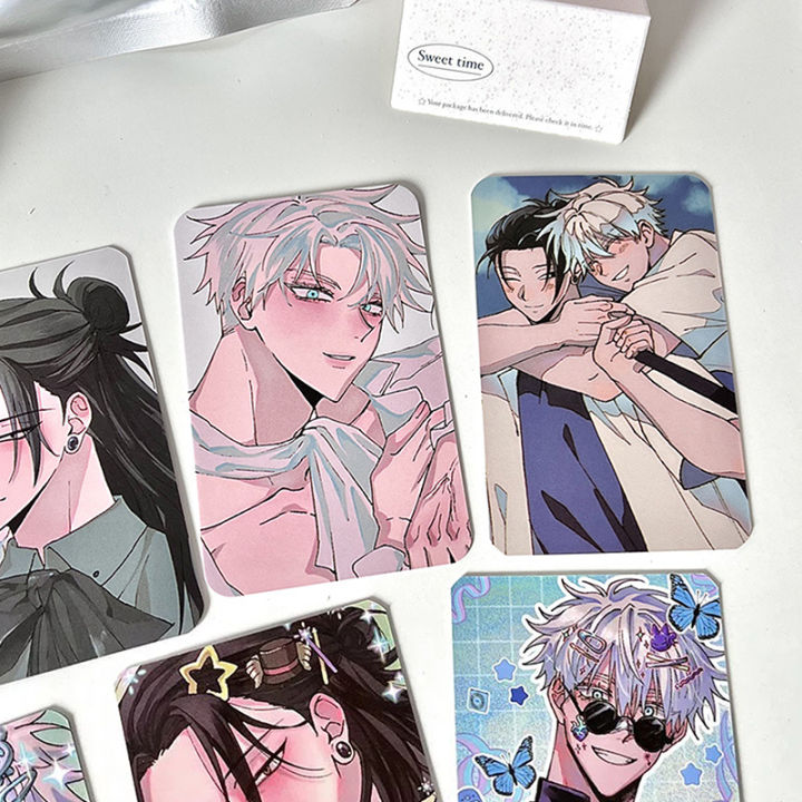 7Pcs Jujutsu Kaisen Anime Figures Gojo Satoru Geto Suguru 3 Inch Photo ...