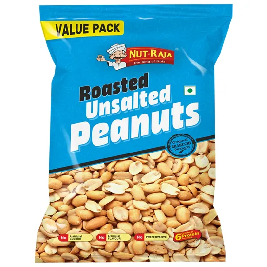 Jabsons Roasted Peanuts (Unsalted) 320gm – Natural Protein Rich Snack ...