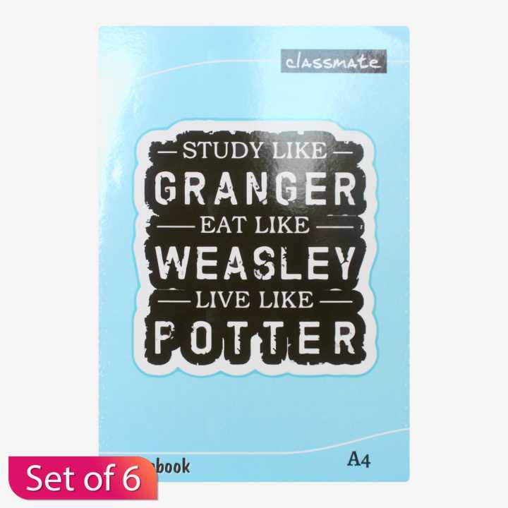 Classmate Word Printed Note Book A4- Copy 294X206MM Set Of 6 | Daraz.com.np