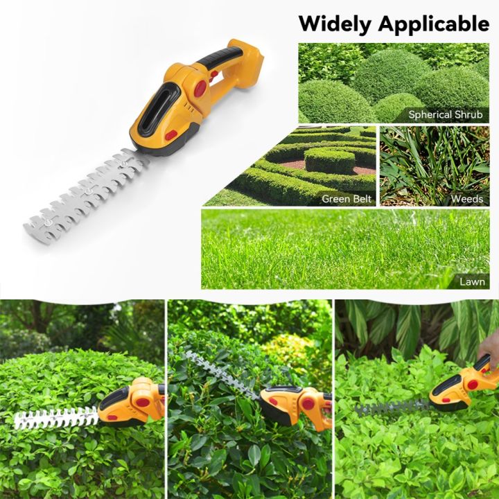 High Quality 2-in-1 Shrubbery Trimmer Handheld Battery Powered Hedge ...