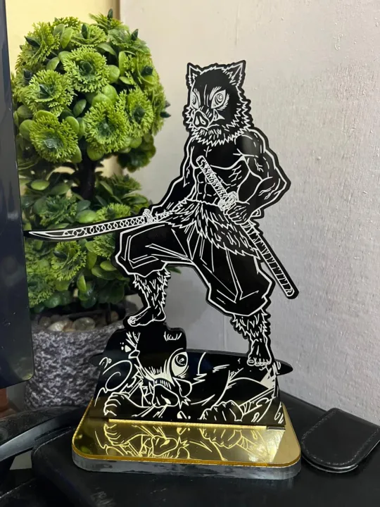 Inosuke Hashibira Acrylic Display Stand – Premium Demon Slayer Anime ...