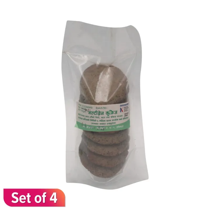 Multigrain Cookies Sugar Free 100gm Set Of 4 | Daraz.com.np