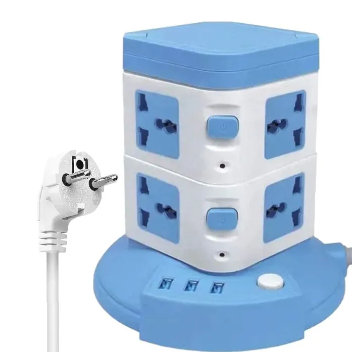 Lucky Hawk Super Quality Vertical Stand Multiplug LH-A02UL with 3 USB ...