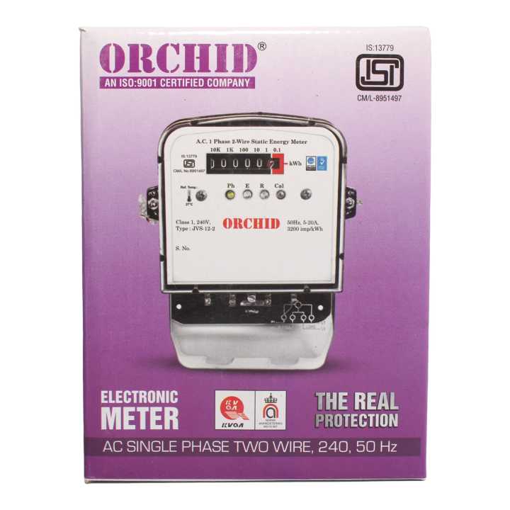 Orchid Electronic Meter AC Single Phase Two Wire 240V, 50 Hz | Daraz.com.np