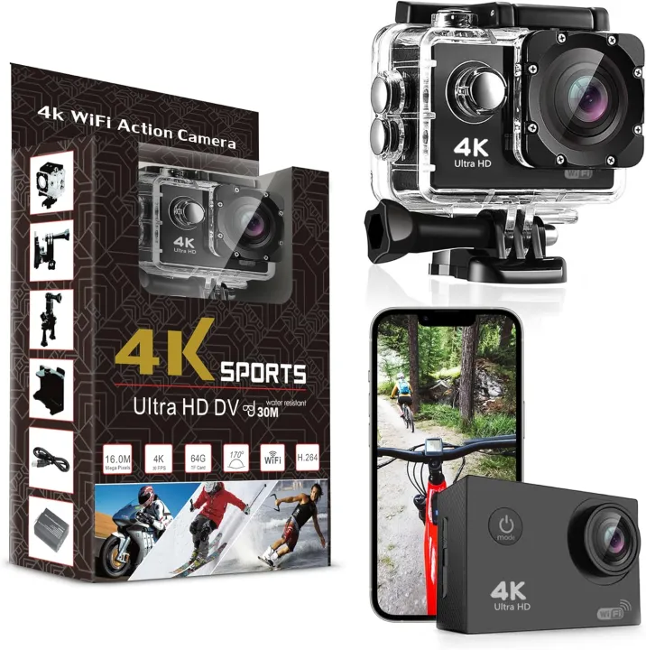 4K Waterproof Sports Action Camera | Daraz.com.np