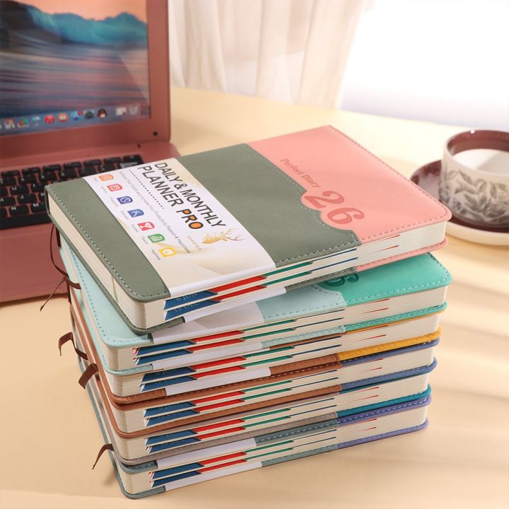 Diary Notepad 365 Days 2026 Schedule Planner Notepad Efficiency English ...