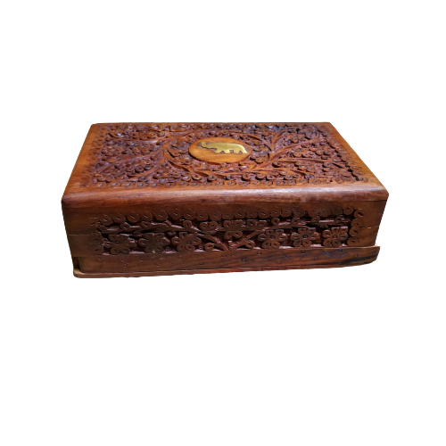 Wooden Jewellery Box (8x5)'' With Lock | Daraz.com.np