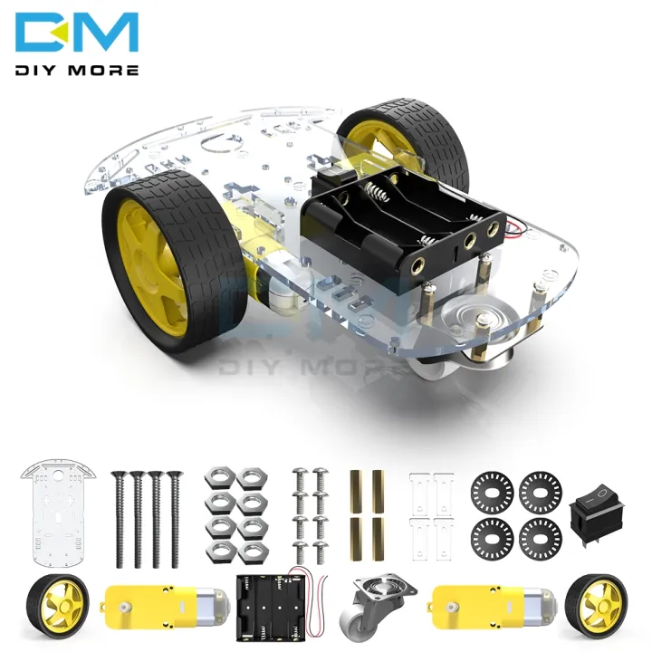 DIY Electronic Car 2WD Speed Kit Robot Motor] Renren [Daily Commodity ...