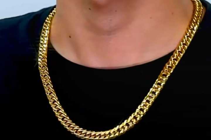 Gold Plated Heavy Chain For Men | Daraz.com.np