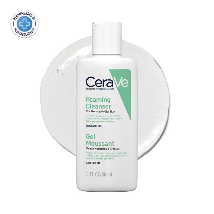 Cera-Ve Foaming Cleanser (88ml/3 fl.oz. ) – French | Gentle Face Wash ...