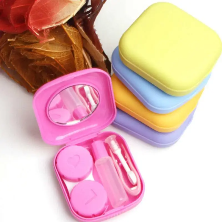 Mini Colored Contact Lens Case | Daraz.com.np