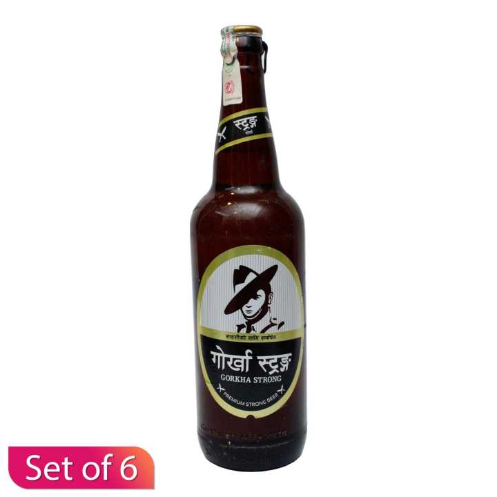 Gorkha Extra Strong Beer 650ml Set Of 6 | Daraz.com.np