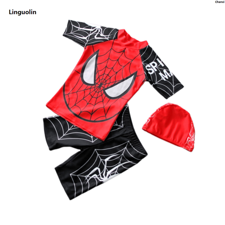 ChanxiNew Linguolin bellylady 3Pcs/Set Kids Boys Swimwear Top+Pants ...