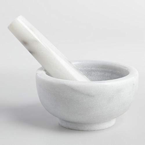 Bowl Shape/Design Marble Stone Mortar and Pestle/Kharal/Amam Dasta ...