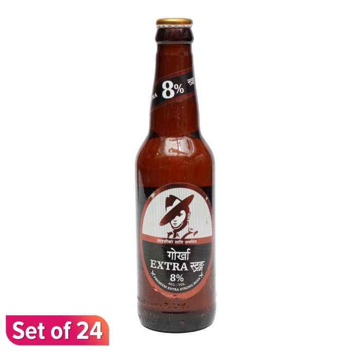 Gorkha Extra Strong Beer 330ml Set Of 24 | Daraz.com.np