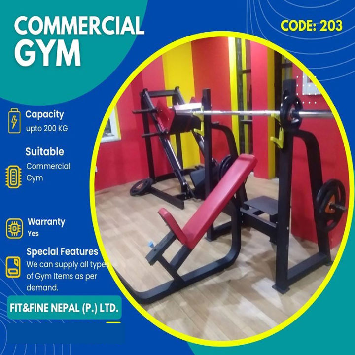 Commercial Gym Club Fit and Fine Nepal | Daraz.com.np