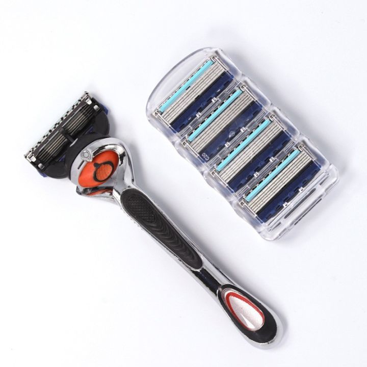 GM Geely 5-layer blade manual shaver male shaving blade 5 speed hidden ...