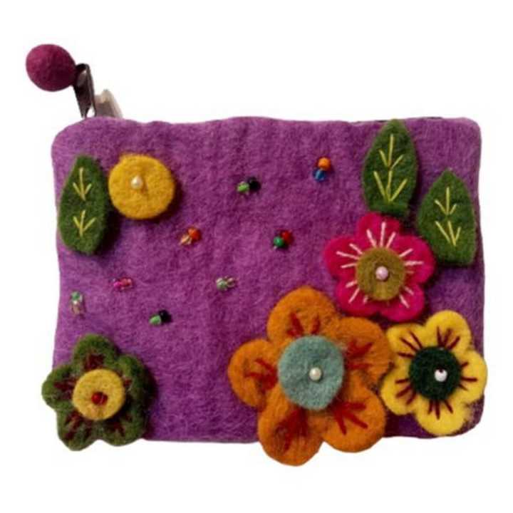 Handmade Felt Coin Purse,Wool Pouch with Zipper | Daraz.com.np