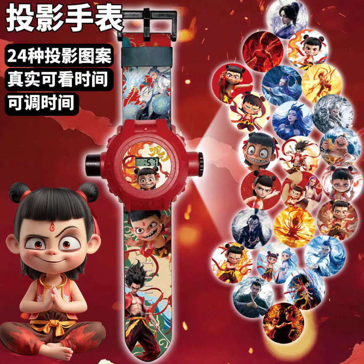 TikTok Hot-Selling Nezha Demon Child 24-Picture Projection with Light ...