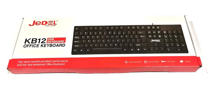 Standard USB Office Keyboard KB12 Black | Daraz.com.np