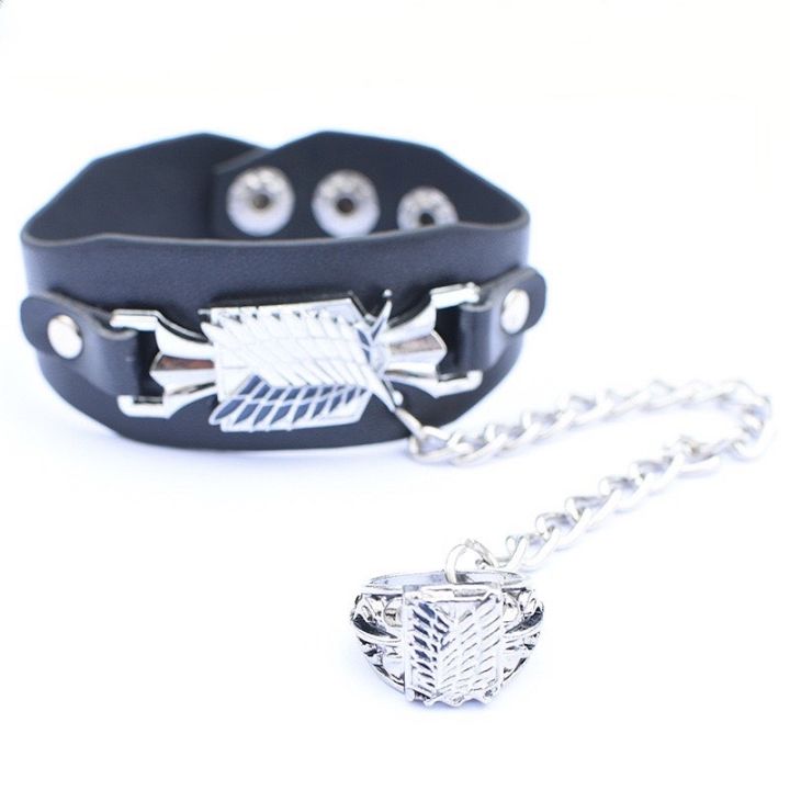 Anime Ring + Bracelet Set / AOT / Attack On Titan / Unisex | Daraz.com.np