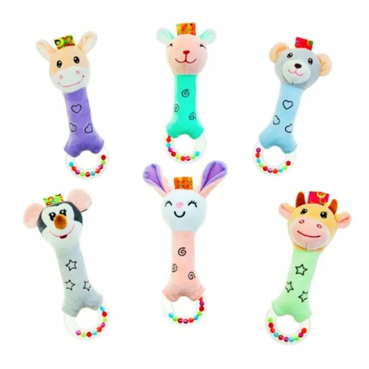 CuddleTune™ Soft Animal Sound Rattle Stick for Babies | Daraz.com.np
