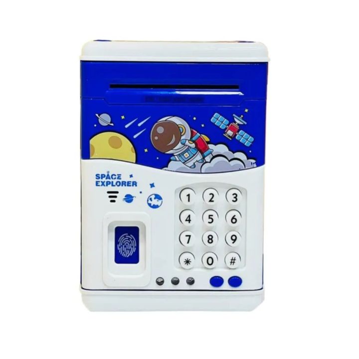 Mini Piggy Bank with Electronic ATM Auto Rolling Money Bank With ...