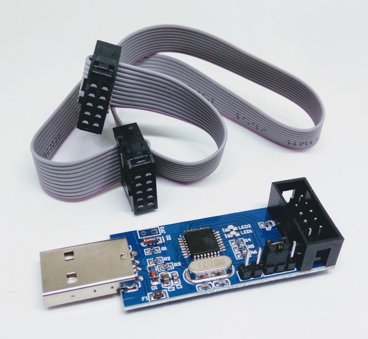 Usb Isp Avr Programmer With Ten Pin Usb Isp Cable Np