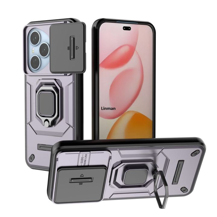 Linman Luxury Slide Camera Lens Cover for Honor 400 Pro ShockprHot ...