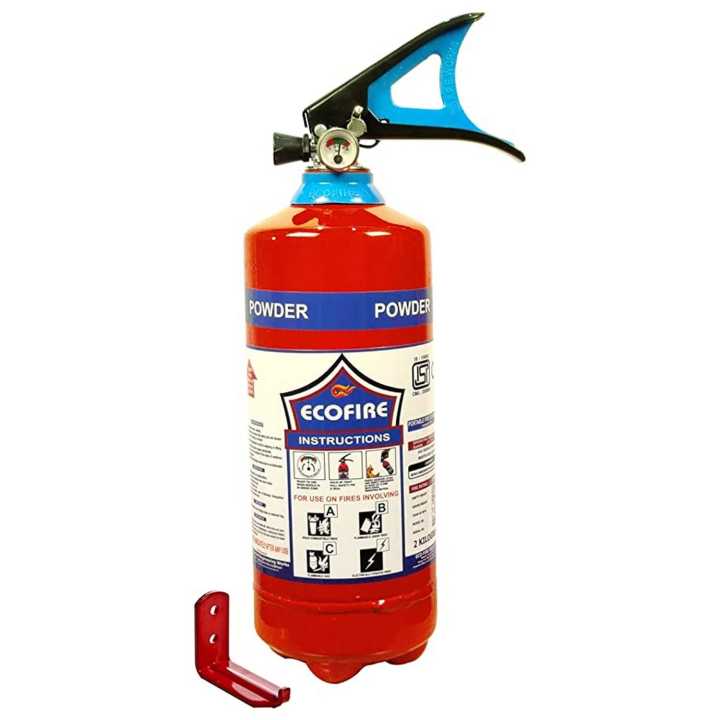 TMS Fire ABC Powder Type 2 Kg Fire Extinguisher Cylinder for Home and ...
