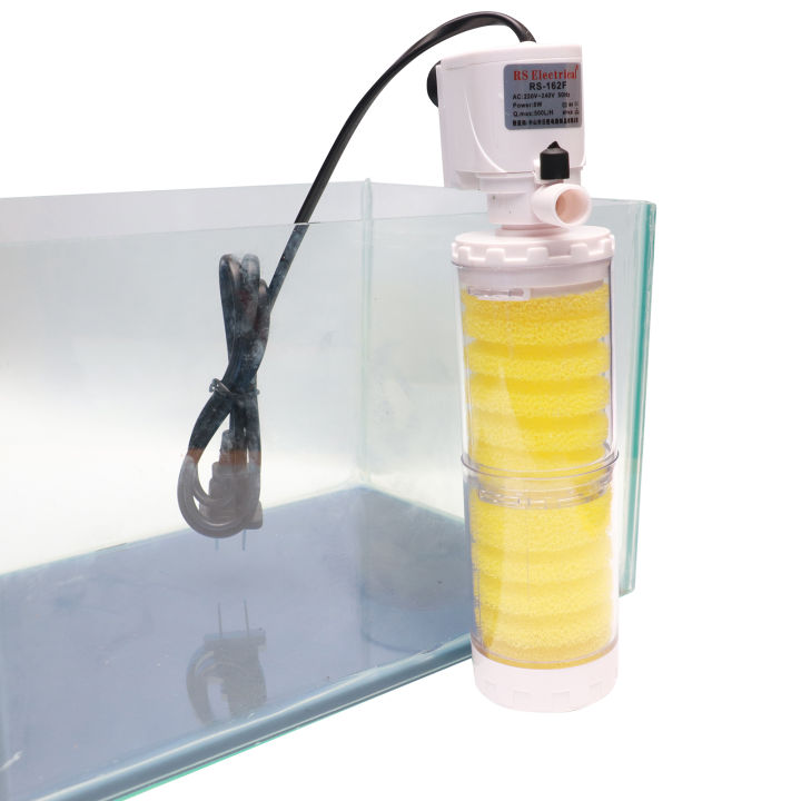 Rs Electrical Internal Aquarium Double Sponge Filter 8W Rs-162F | Daraz ...