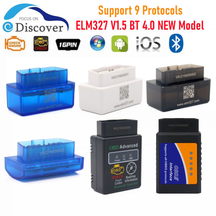 2025 New ELM327 V1.5 super mini OBD2 Diagnostic Interface Bluetooth 4.0 ...