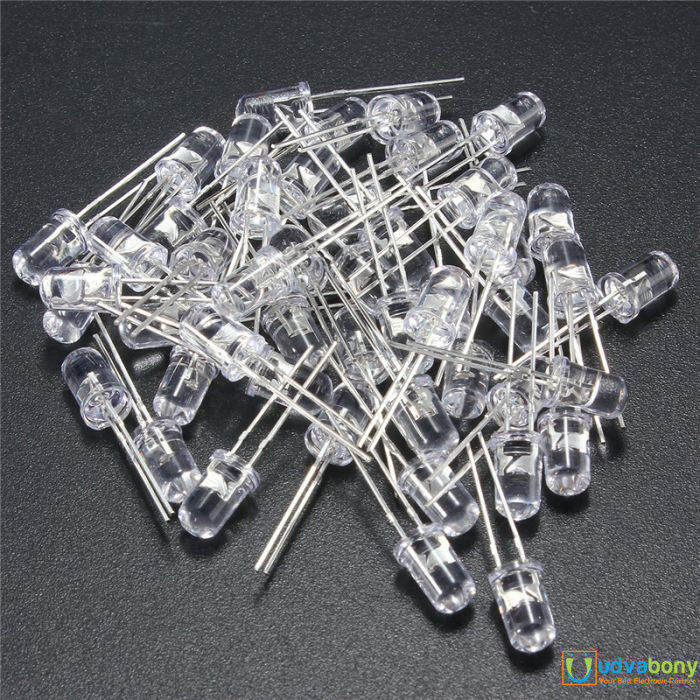 5MM White to Blue Led (50Pcs) | Daraz.com.np