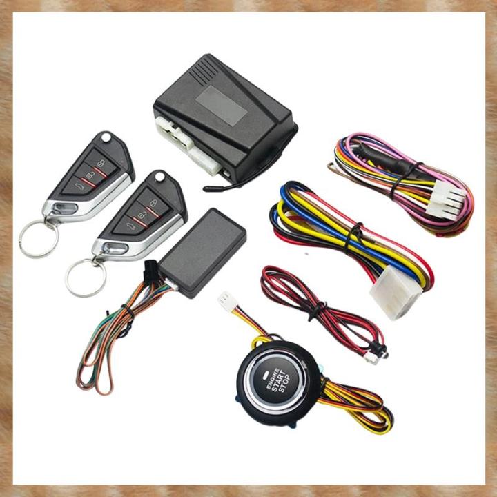 Mobile Phone Remote Control Start Car Autostart Engine 1 Button Start ...
