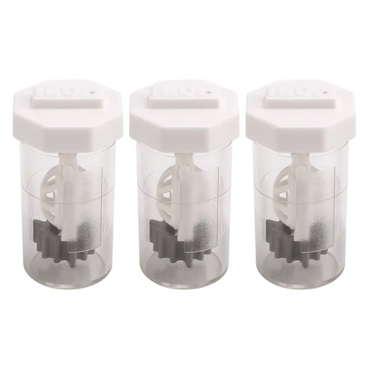 ARELENE 3 Pieces Portable Hydrogen Peroxide Contact Lens Case Cleaner ...