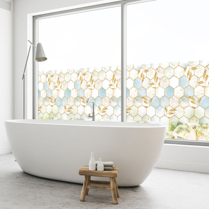 Blackout and Privacy Sticker for Window Chic Honeycomb 1 meter x 40cm ...