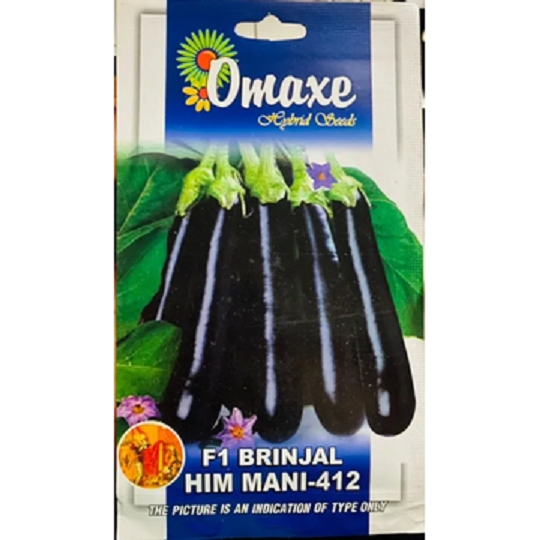 Vegetable Seed - 1 Packet F1 BRINJAL HIM MANI-412 Omaxe Seeds | Daraz ...