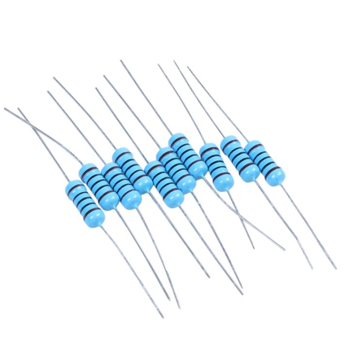 10 PC resistor 100 ohm 1 W fixed film, metal oxide blue | Daraz.com.np