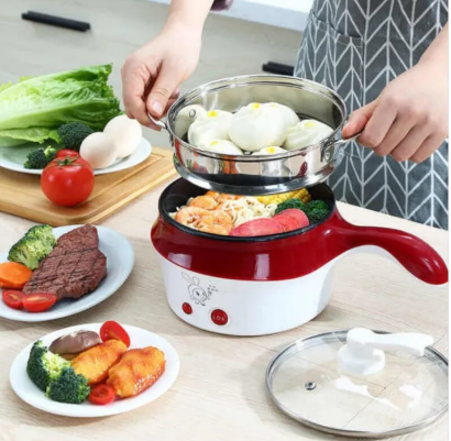 220V Home Momo Steamer, Multifunction Electric Mini Cooking Pot, Frying ...